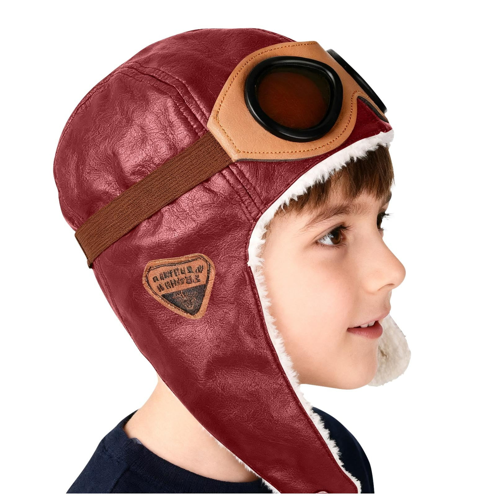 Auroural Boys Winter Trapper Hat Large Warm Ear Flaps - Kids Snow Male ...