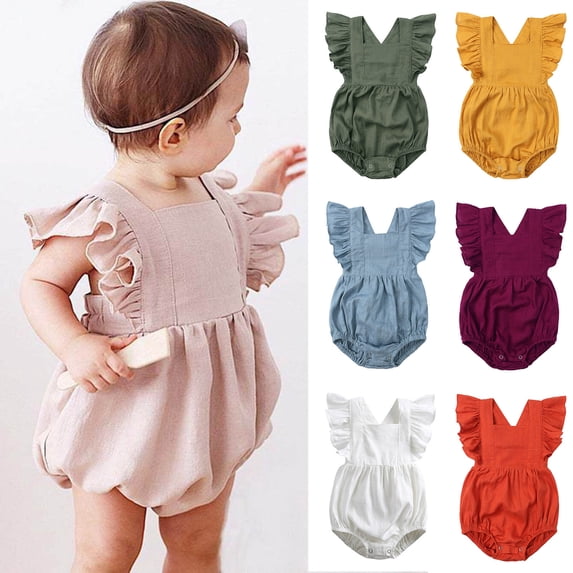 Auroural Girls 9-12 Month Clothes Onesies Toddler Baby Girls Fashion ...