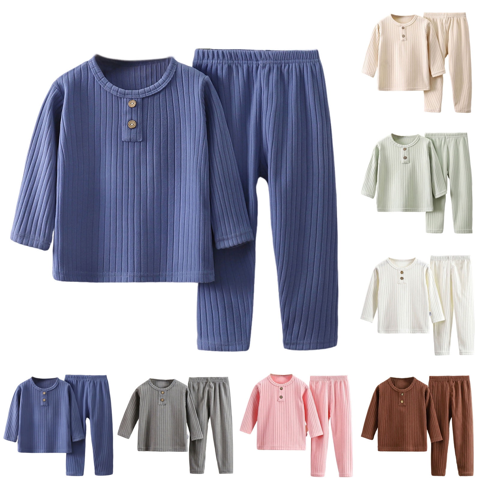 Auroural Girls Clothes Sets Boys Clothes Sets Children's Long-sleeved ...