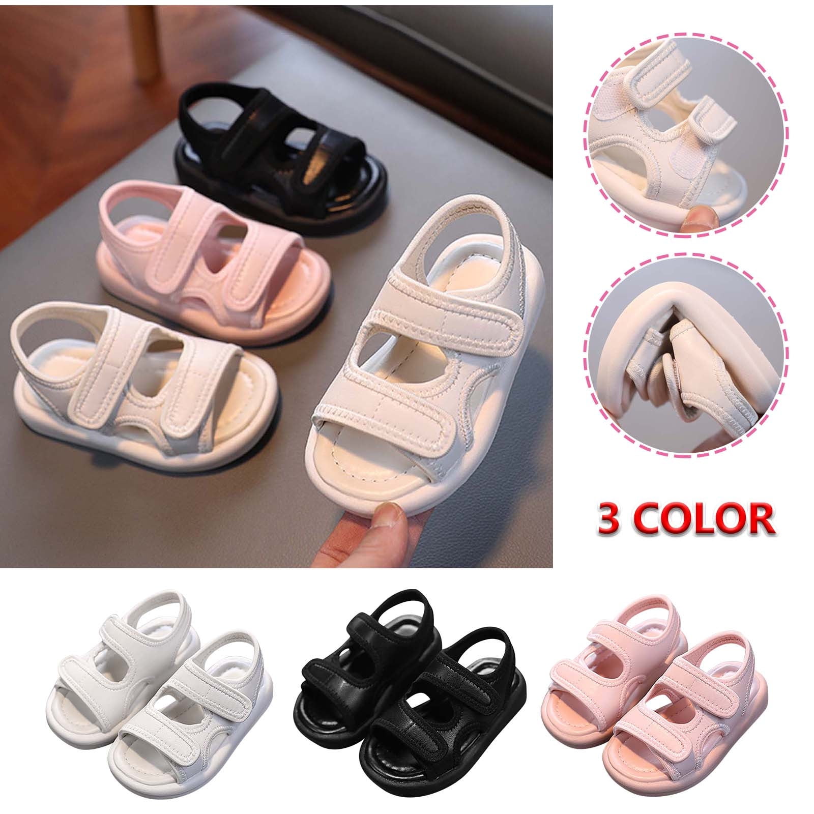 Auroural Girls Sandals Open-Toe Summer Outdoor Unisex Child Sport ...