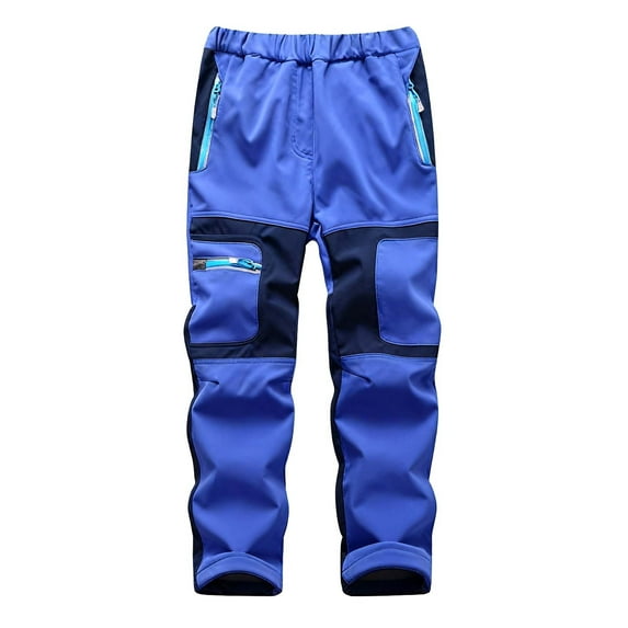Auroural Kids Ski Pants Boys Ski Pants Boys Girls Fashion Solid Color ...
