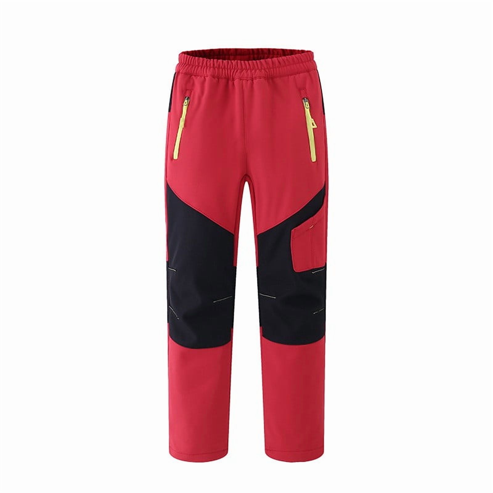 Auroural Kids Ski Pants Girls Ski Pants Boys Girls Fashion Solid Color ...