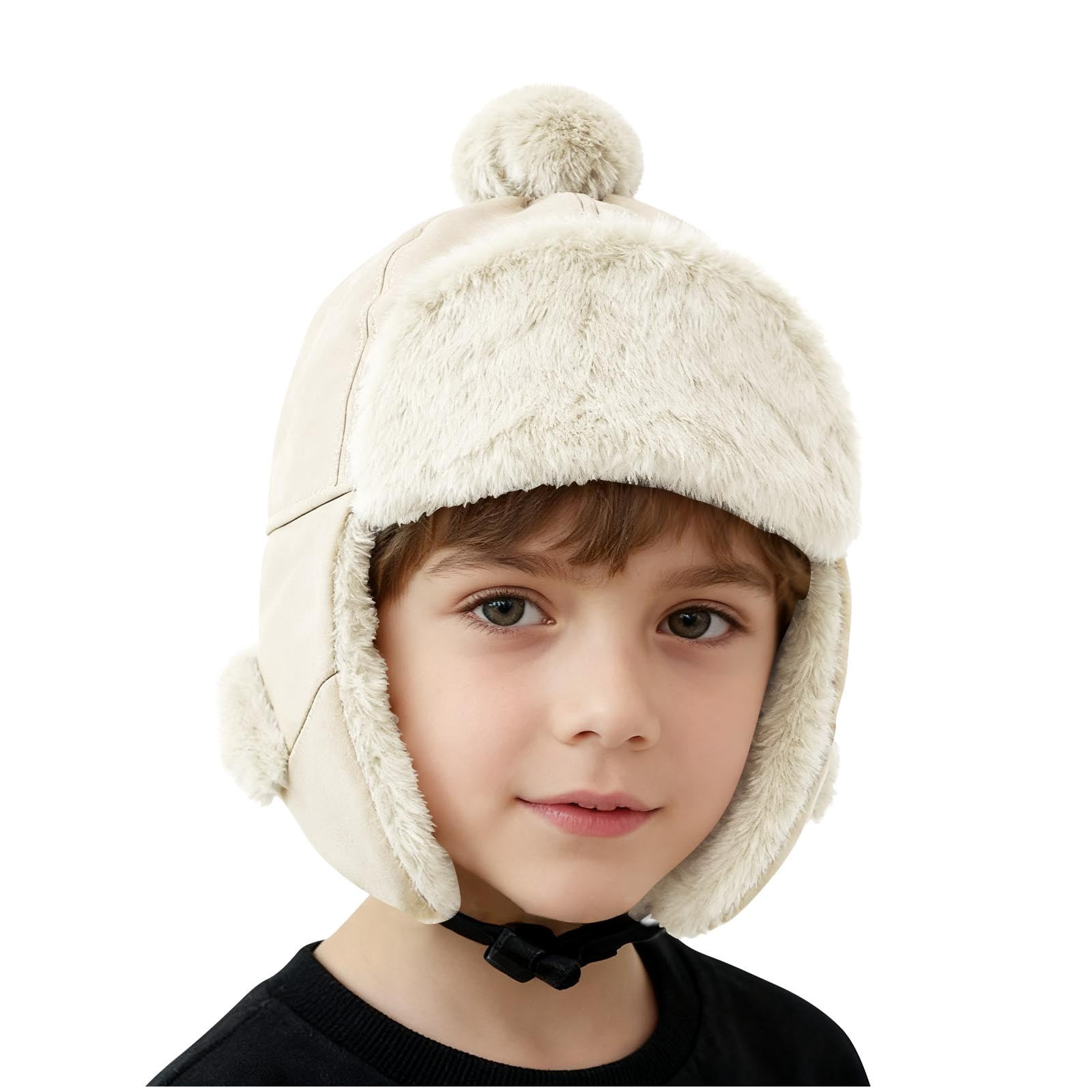 Auroural Kids Winter Trapper Hat Large Warm Ear Flaps - Kids Snow Male ...