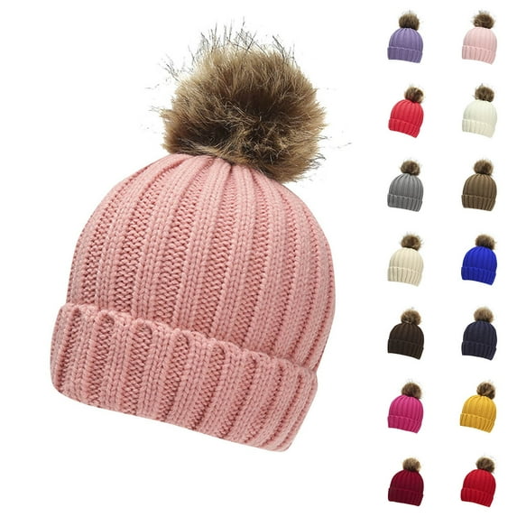 Auroural Kids Winter Warm Beanie winter hats Knit winter hats Children ...