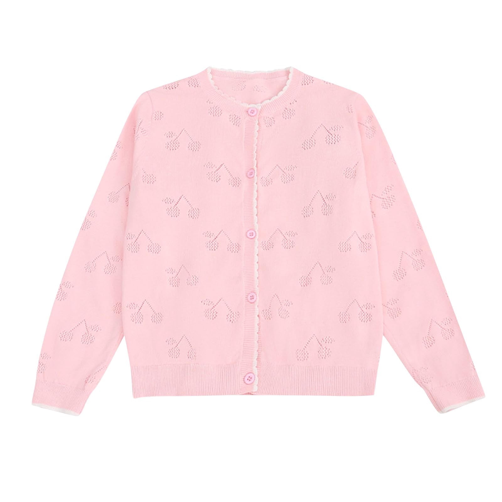 Auroural Sweater Jackets for Girls Size 10-12 Children's Solid Color ...