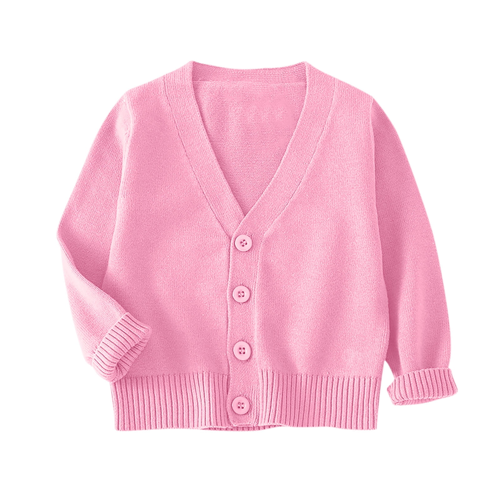 Auroural Sweaters for Girls Clothing 4-16 Children's Solid Color Long ...