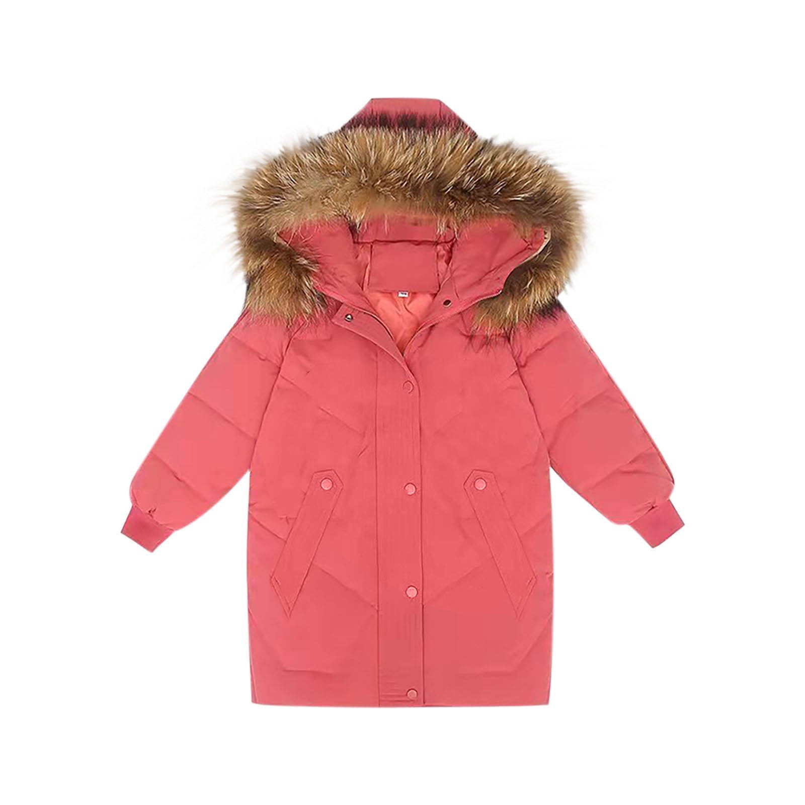 Auroural Winter Thicken Kids Jackets for Girls Coats Warm Girl Jackets ...