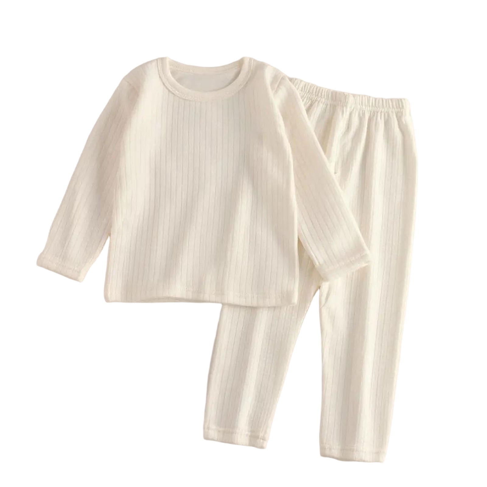 Auroural childrens pajamas girls Children's Fall And Winter Solid Color ...