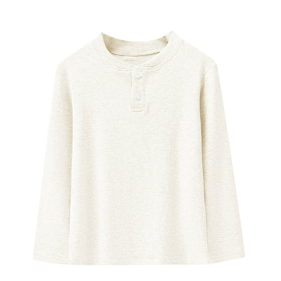 Auroural Girls Tops Size 14-16 Children's Solid-color Base Layer ...