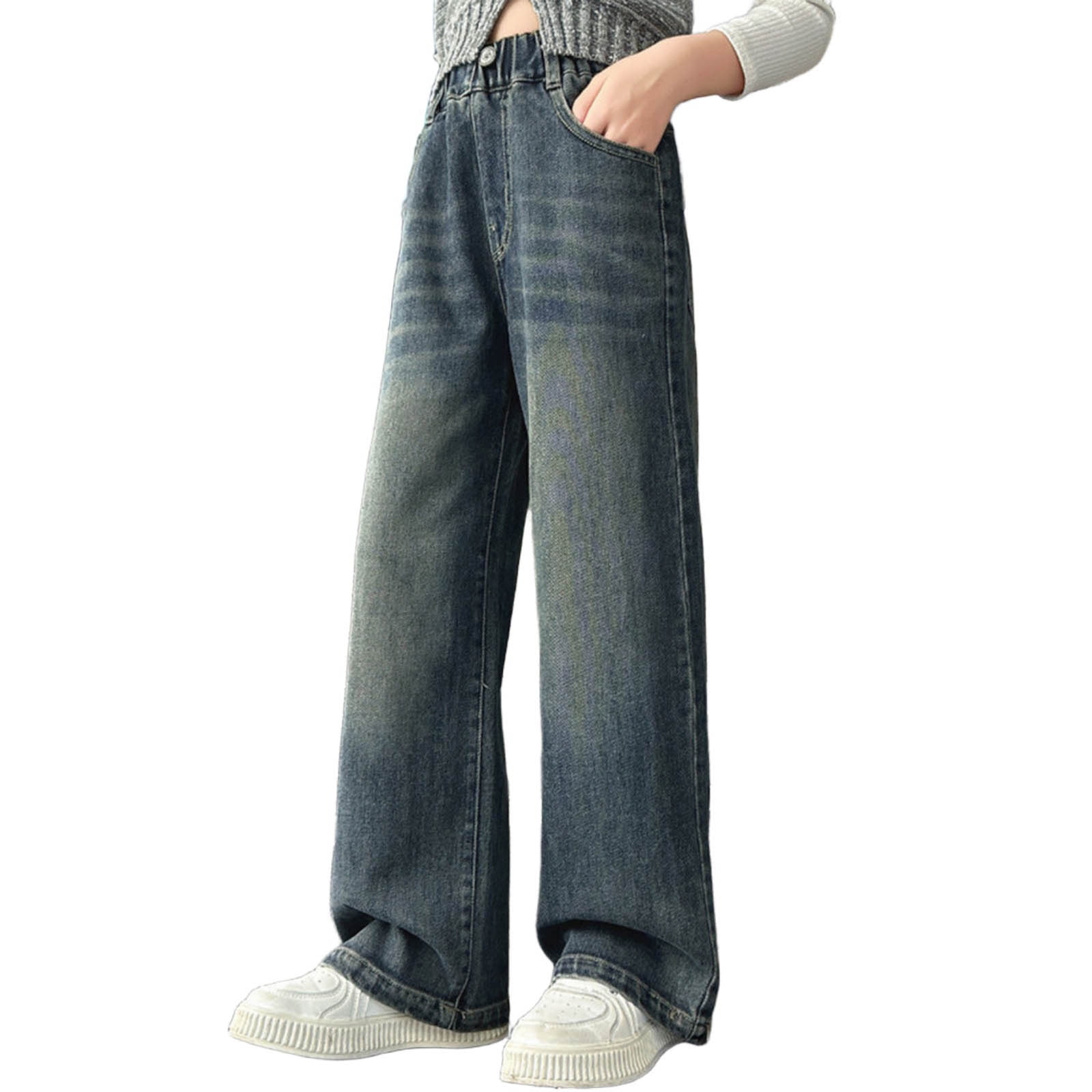 Auroural Girls Clothes under 10 Girls Jeans Size 10-12 Girls' Workwear ...