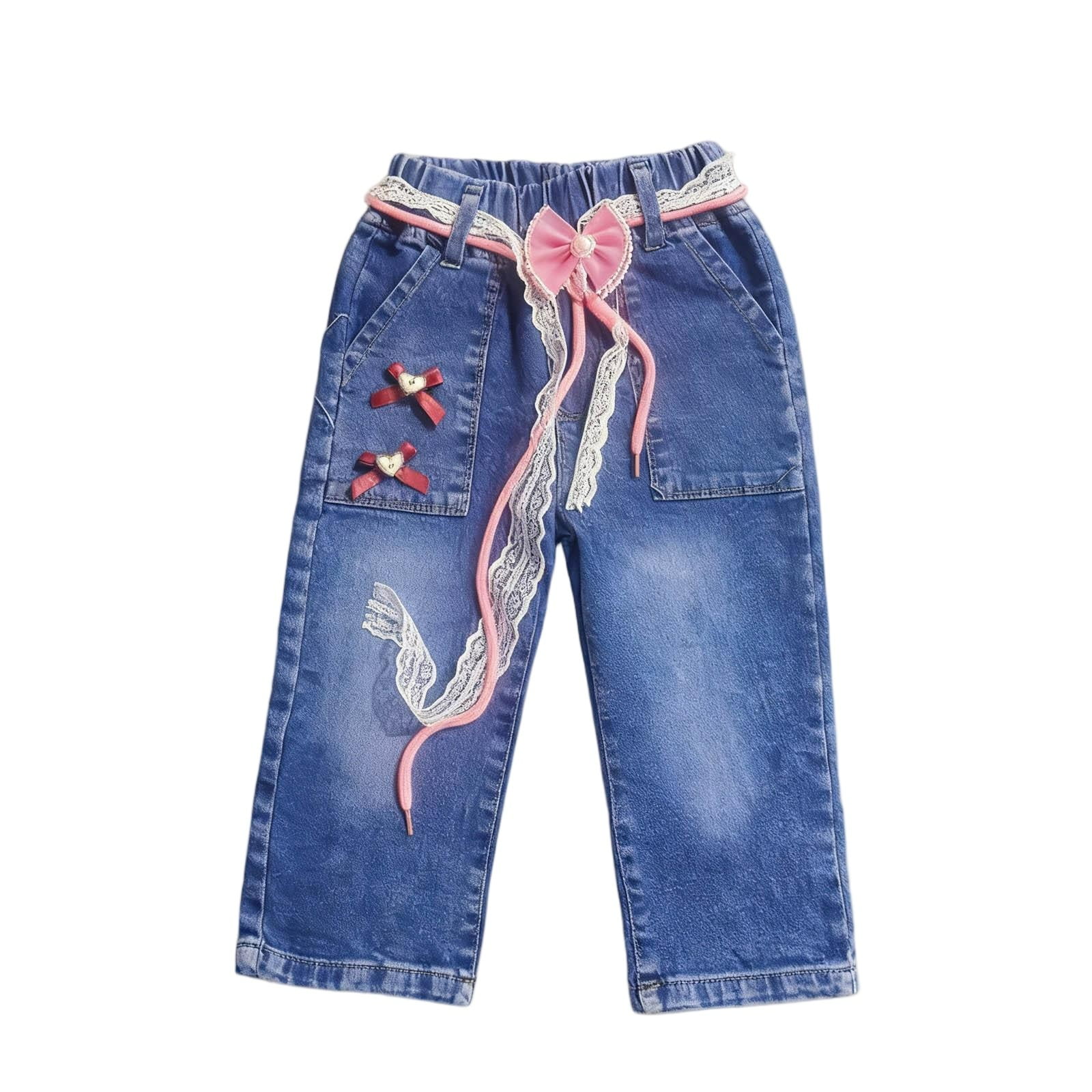 Auroural Toddler Girls Jeans under $5 4T Girls Pants Girls' Spring and ...