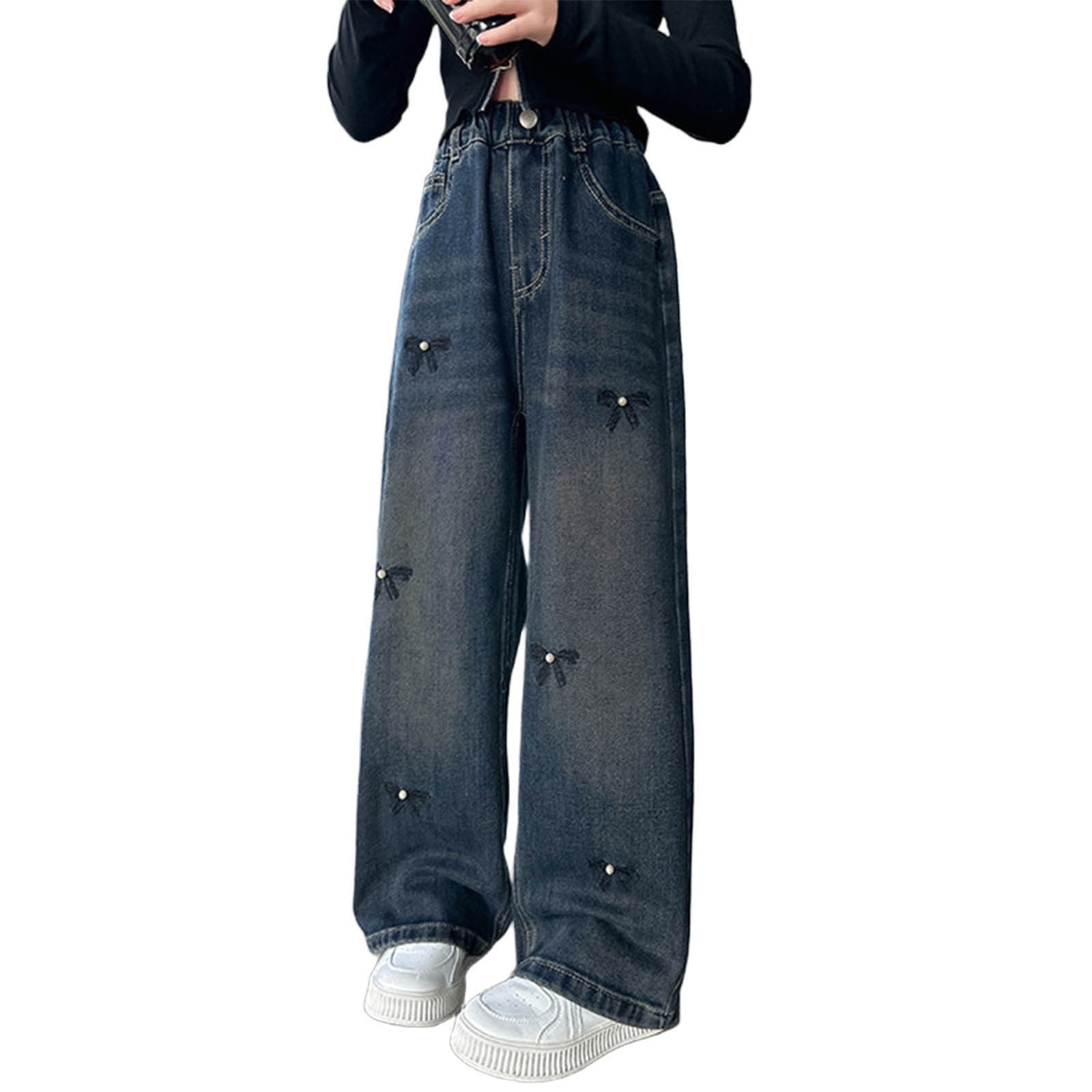 Auroural Girls Jeans under 11 Dollars Girls Pants Size 9 Girls ...