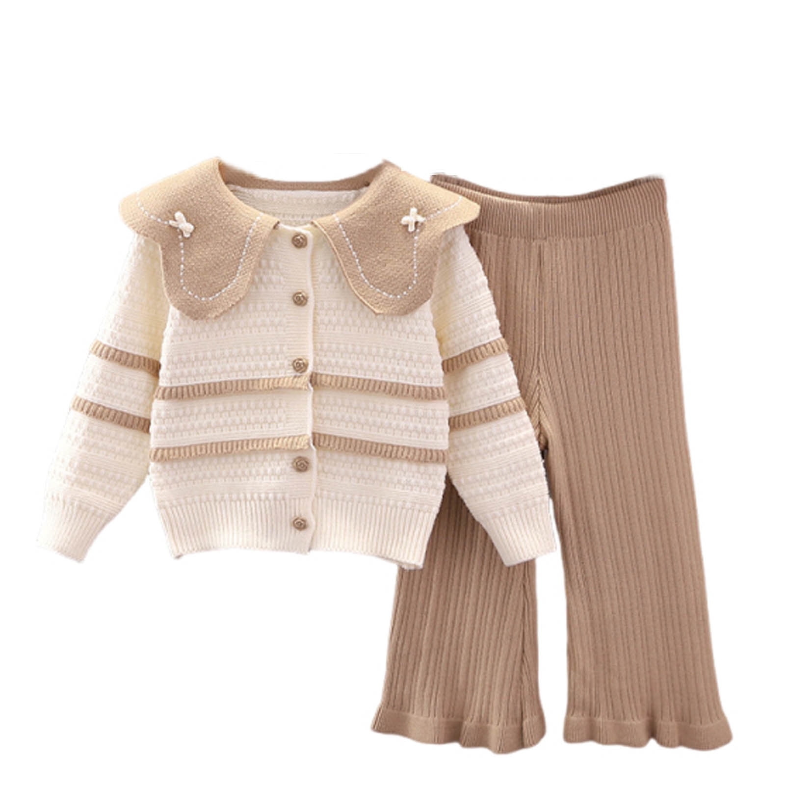 Auroural toddler Girl Clothes 3T Sets Cardigan Sweater for Girls Winter ...