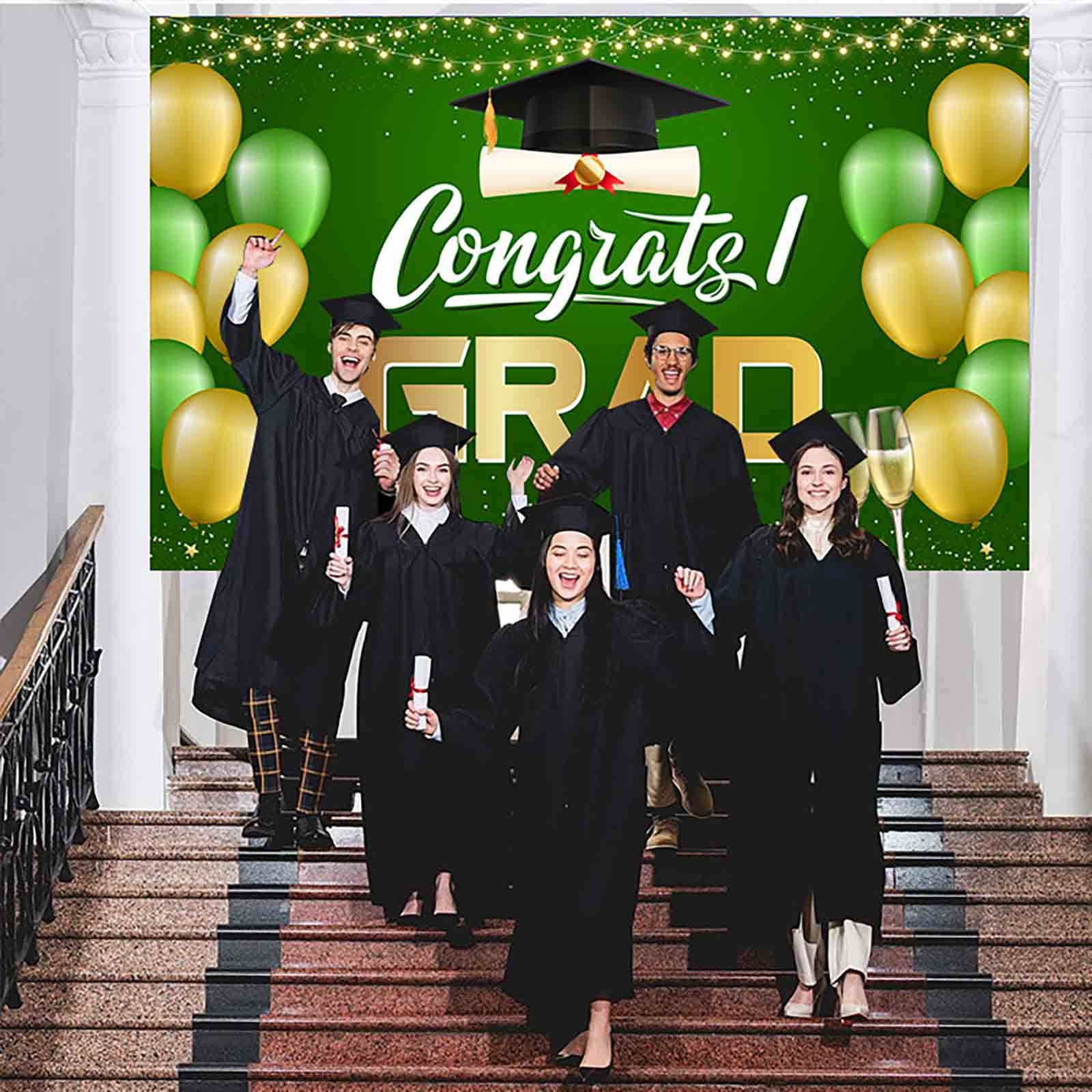 Aursykel 2025 Graduation Party Porch Sign Photo Background Decoration ...