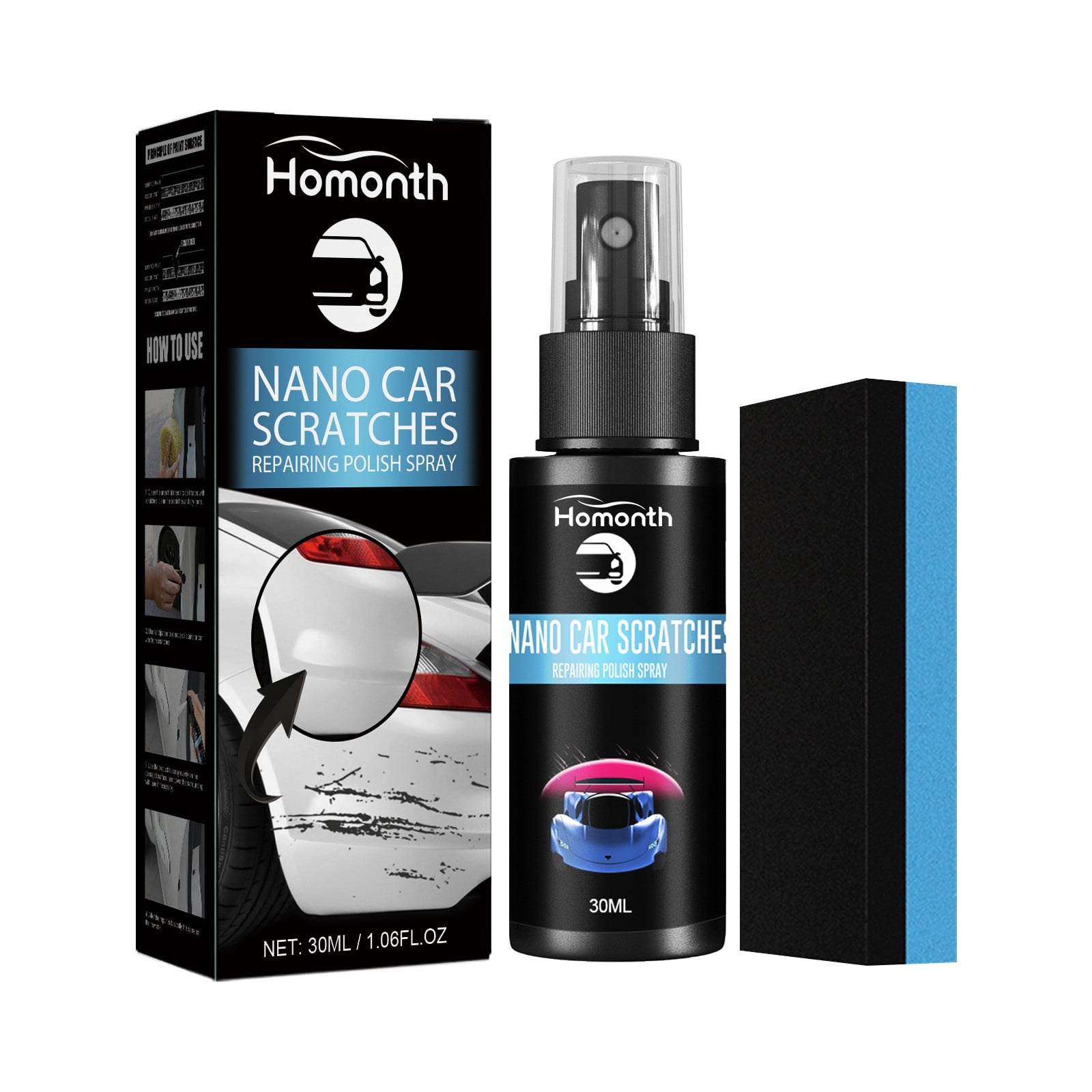 Aursykel Advanced Car Paint Scratch Remover Liquid with 9H Ceramic ...