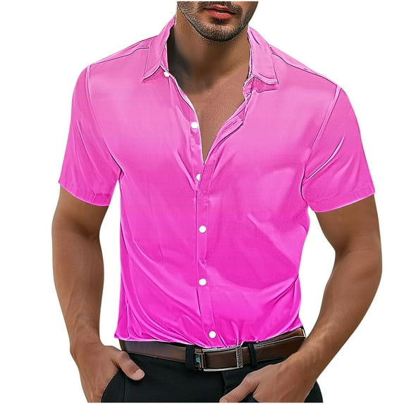 Aursykel Big and Tall Shirts for Men Color Block Lightweight Tee Shirt ...