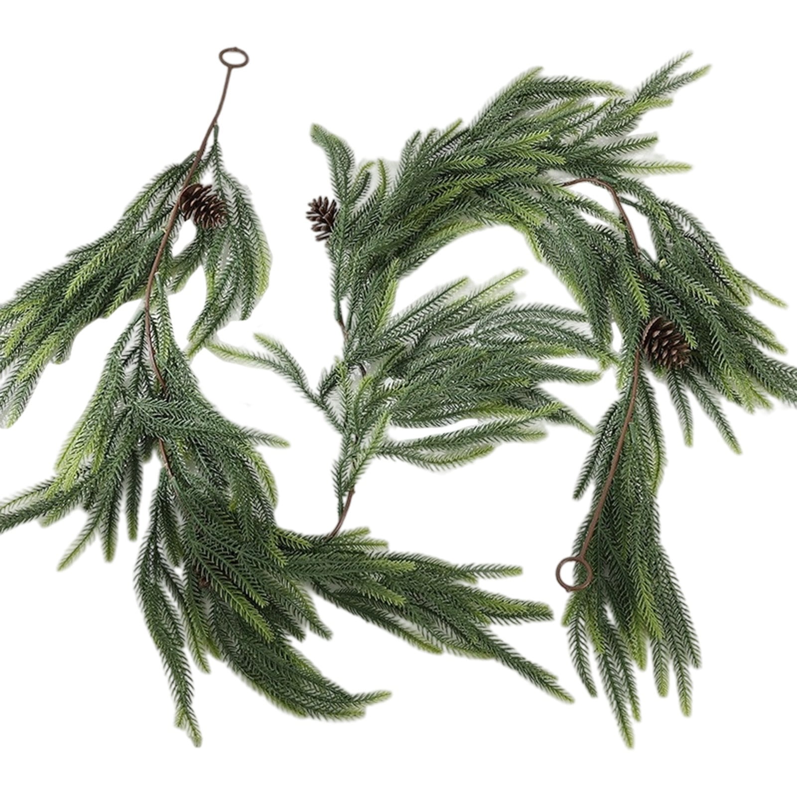 Aursykel Christmas Rattan Decorative Strip Realistic Plant Vibe Indoor Courtyard Party Decor ...