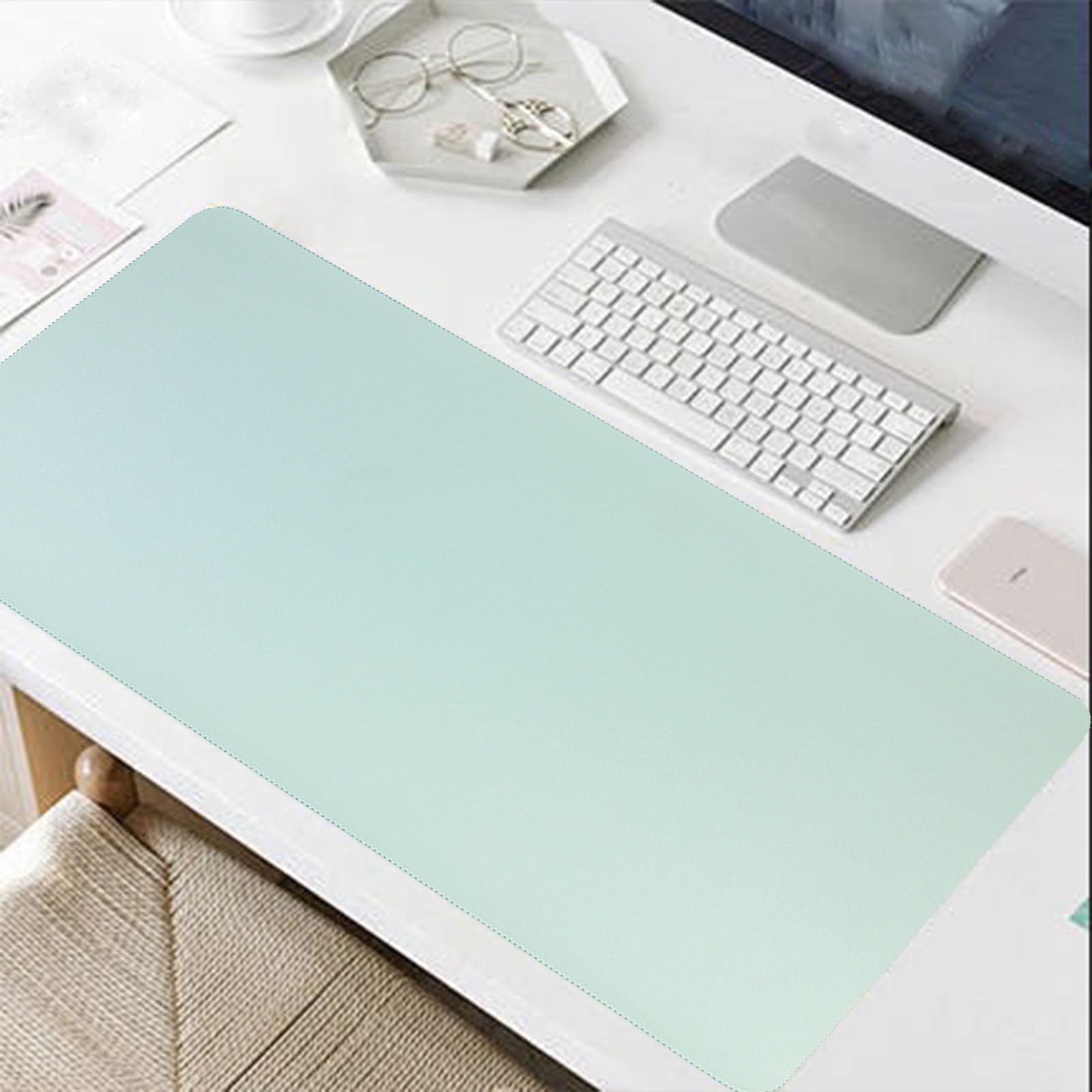 Aursykel Cork Bottom Mouse Pad Nonslip Office Desk Pad Synthetic ...