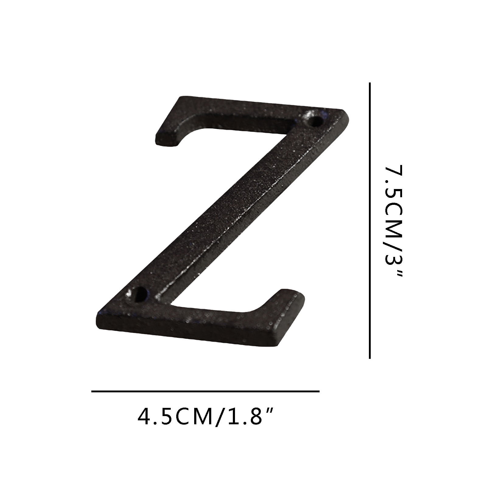 Aursykel Decorative DIY Wrought Iron Letters with Screws for House ...