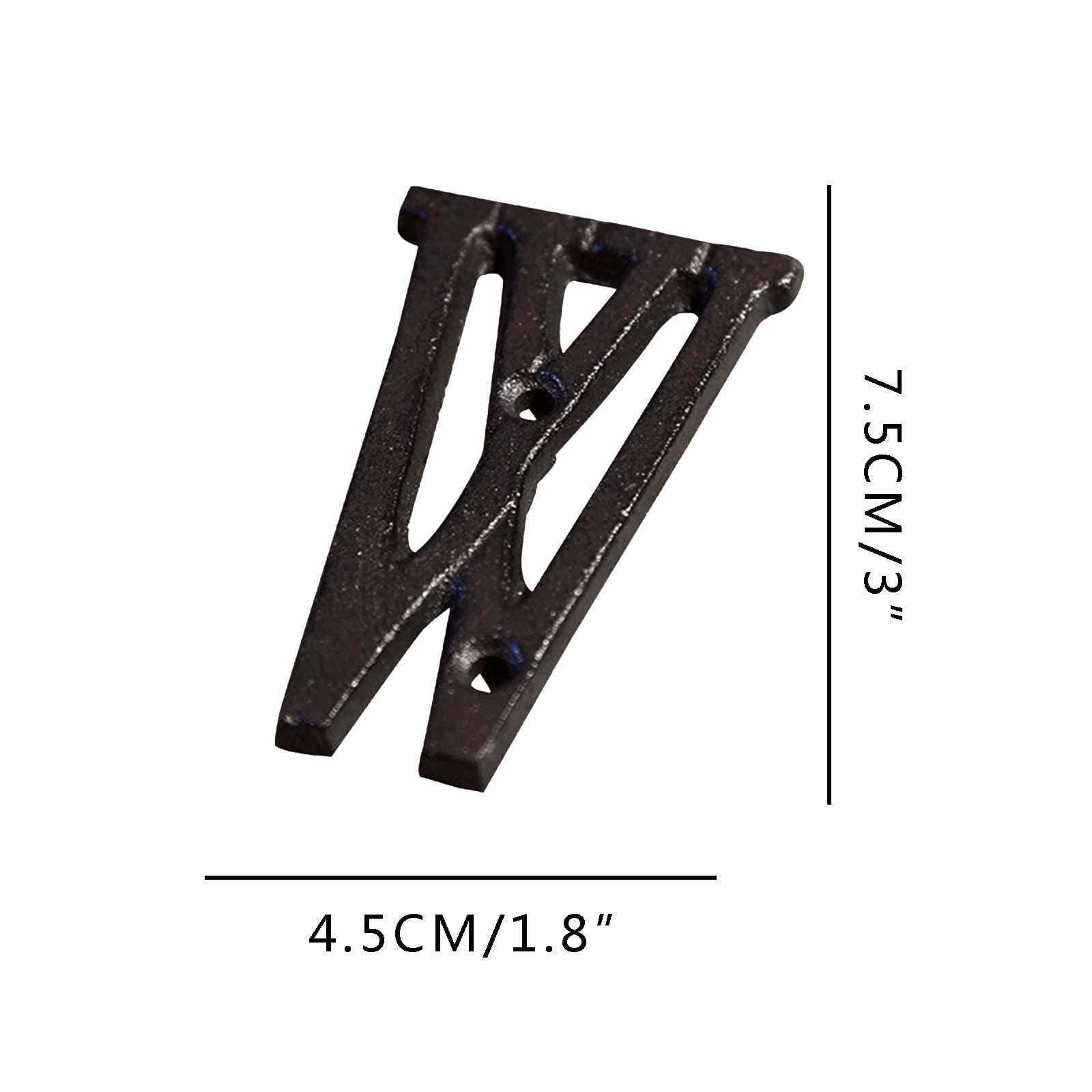 Aursykel Decorative DIY Wrought Iron Letters with Screws for House ...