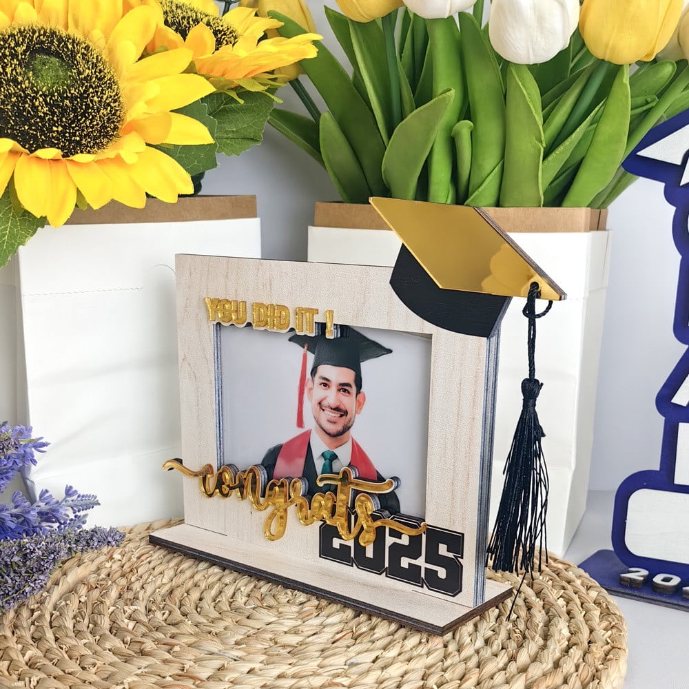 Aursykel Handcrafted Wooden Graduation Season Tabletop Decoration ...