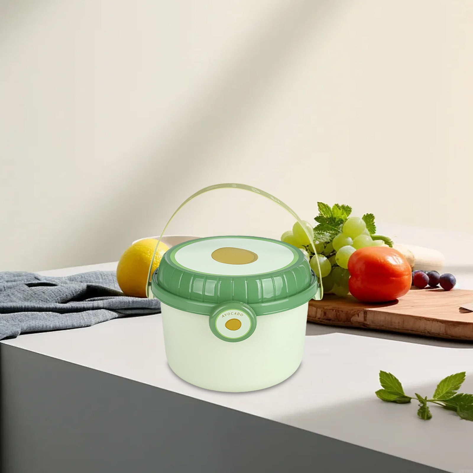 Aursykel Handheld Toy Storage Basket Portable Sturdy Plastic Fruit ...