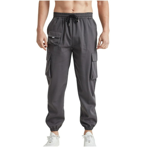 Aursykel Jogger Cargo Pant for Men Fashion Casual Trousers Elastic ...