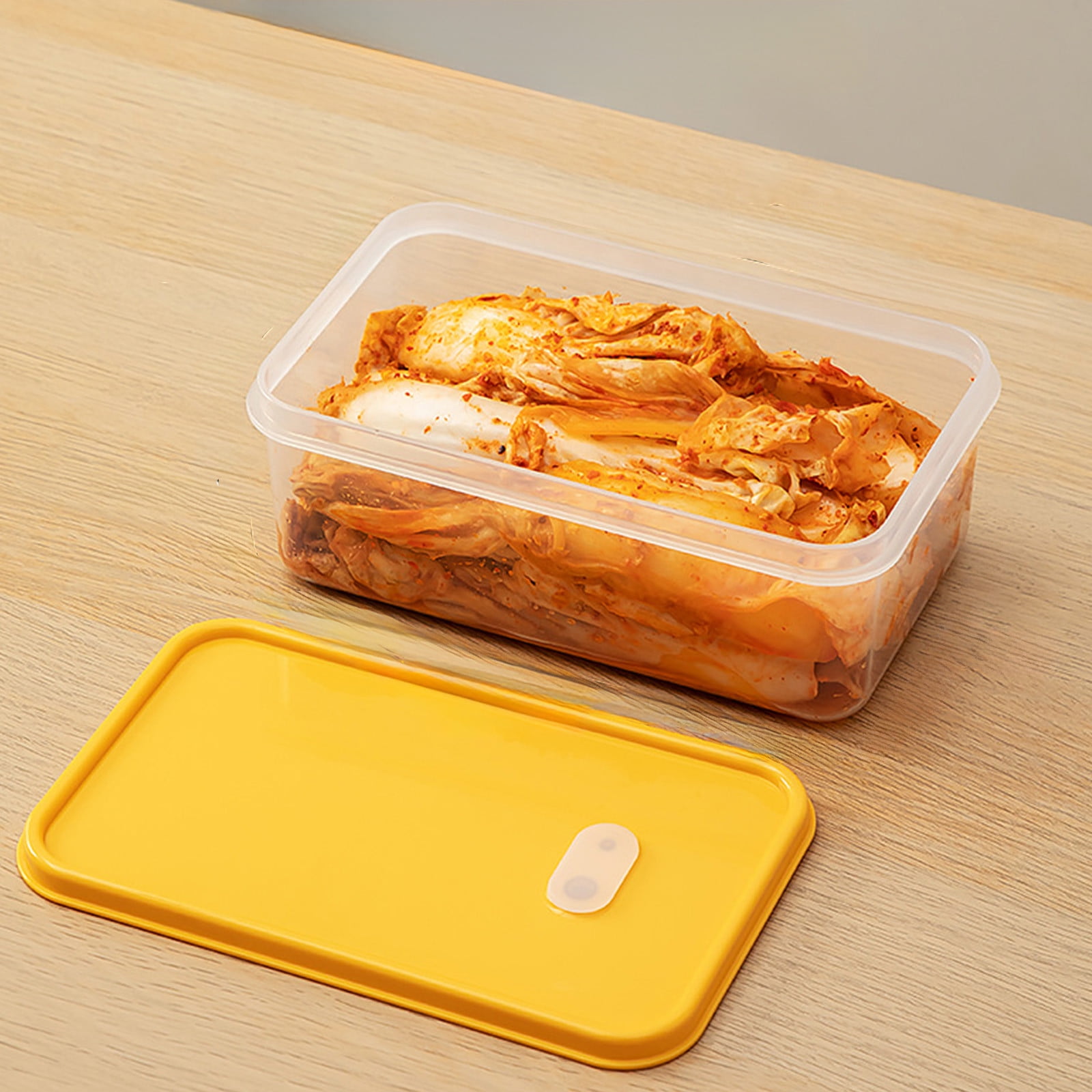 Aursykel Large Capacity Food Grade Plastic Kimchi Box with Lid Sealed ...