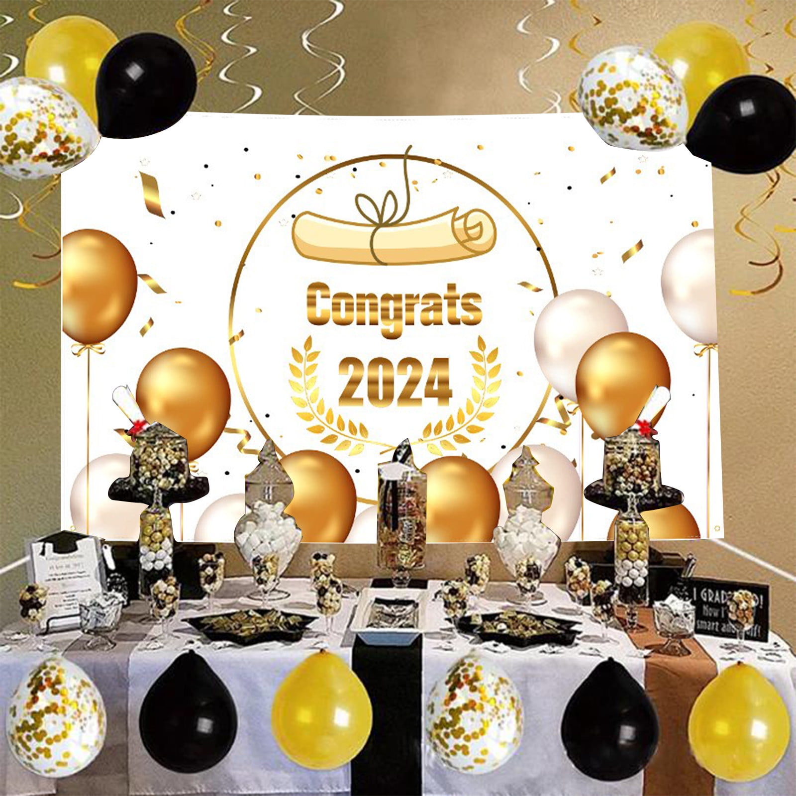 Aursykel Large Polyester Graduation 2025 Photo for Parties Indoor ...