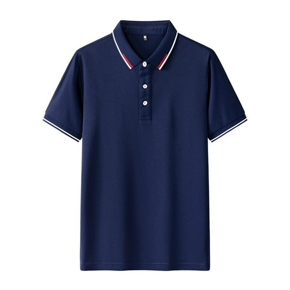 Aursykel Men's Dressy Shirts Short Sleeve Tee for Men Casual Collared ...