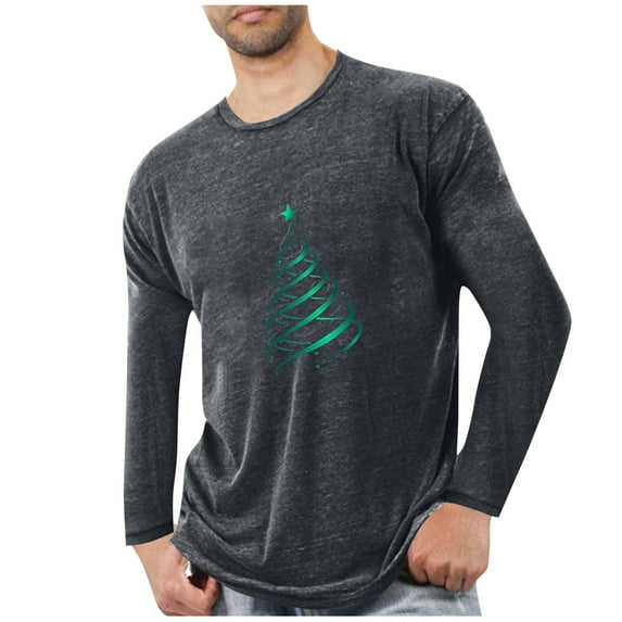 Aursykel Men's Pullover T Shirt Big and Tall Top Solid Color ...