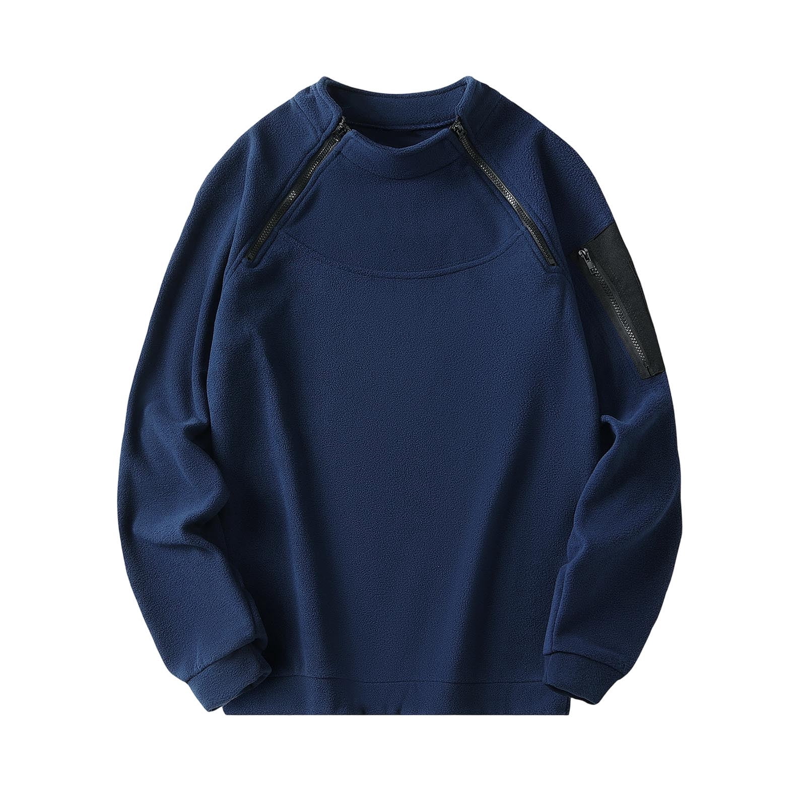Aursykel Mens Big and Tall Sweatshirts for Fall Winter Fleece Warm ...