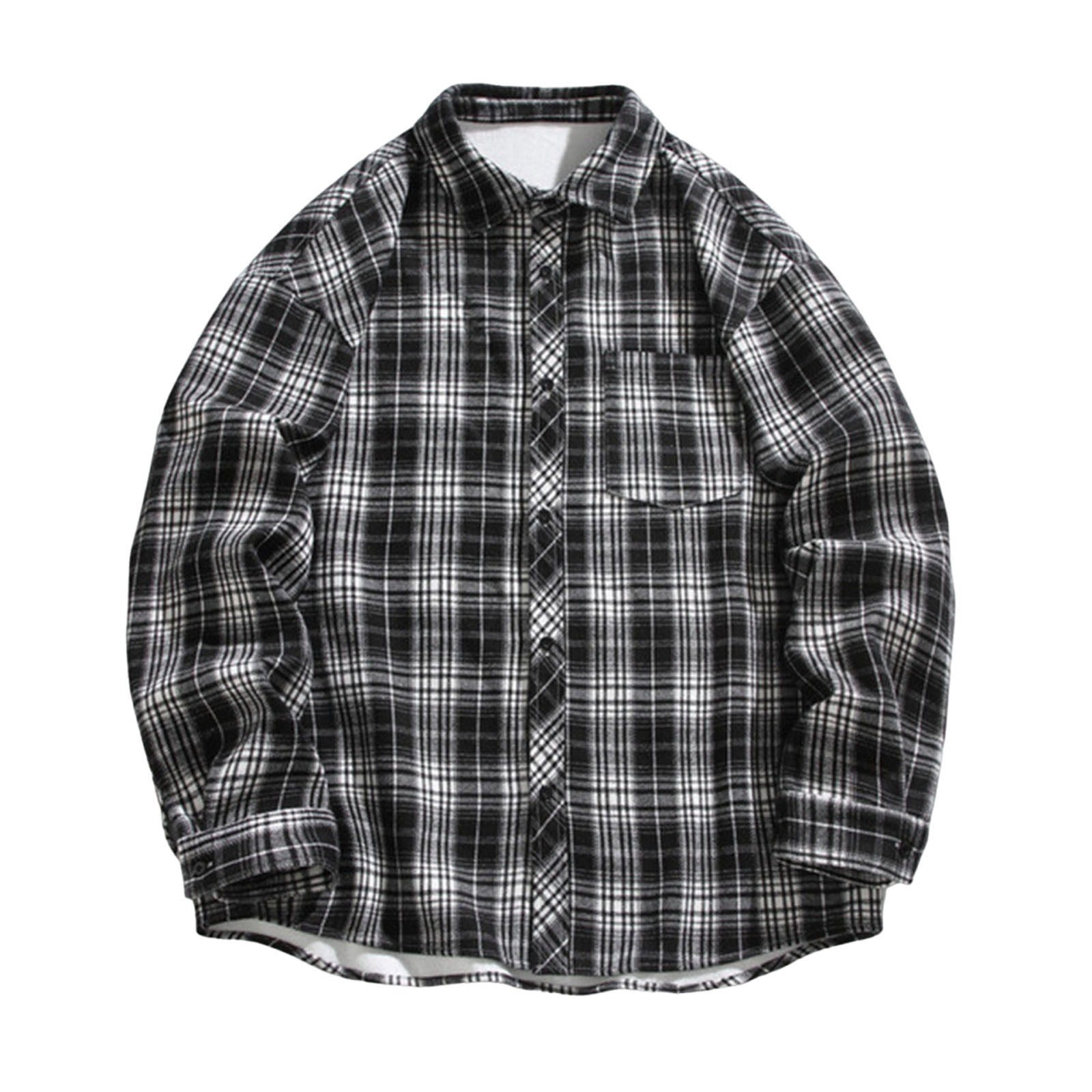 Aursykel Mens Casual Shirts Jackets Button down Jacket for Fall Winter ...