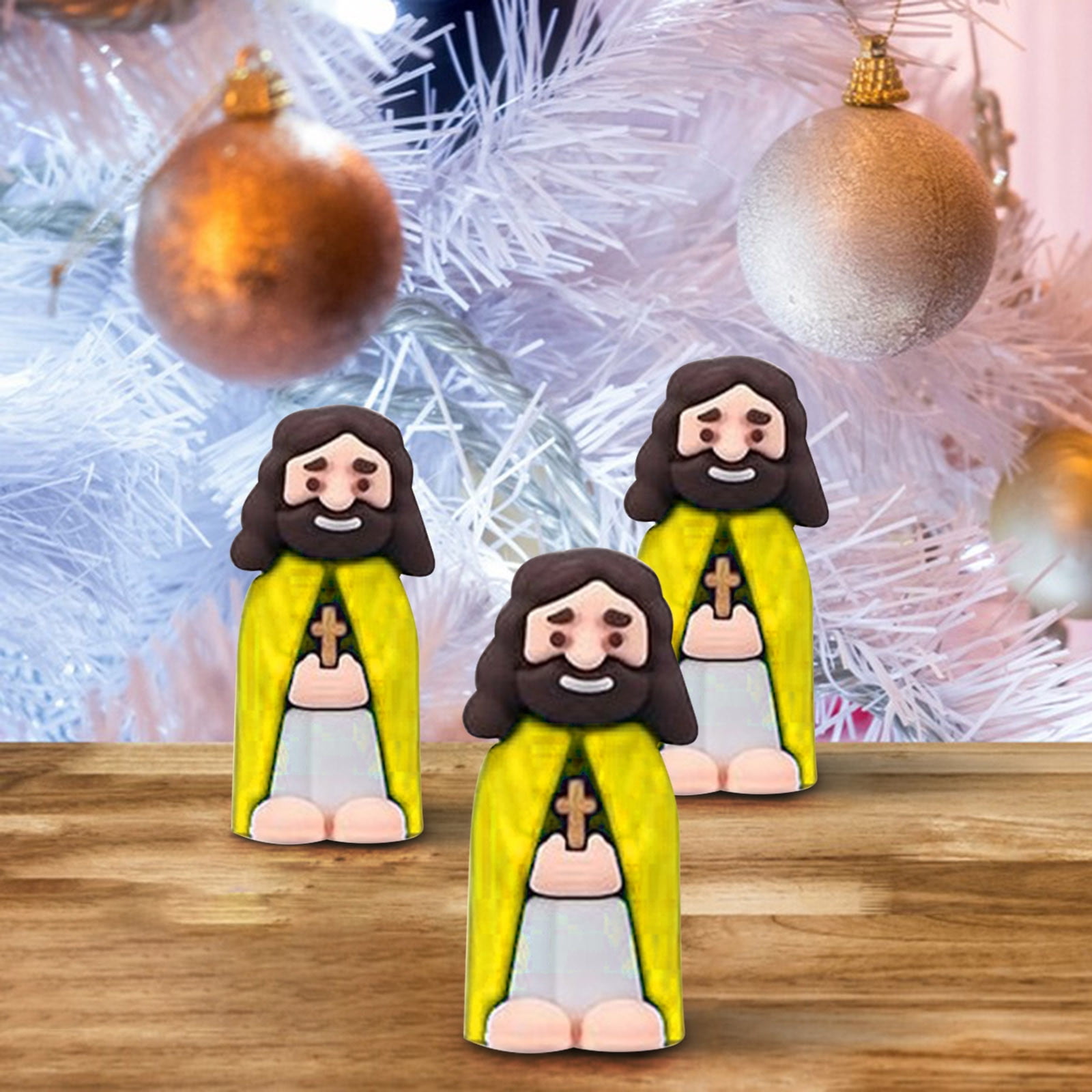 Aursykel Miniature Christ Statue Figure Decorative Gift for Home Suit ...