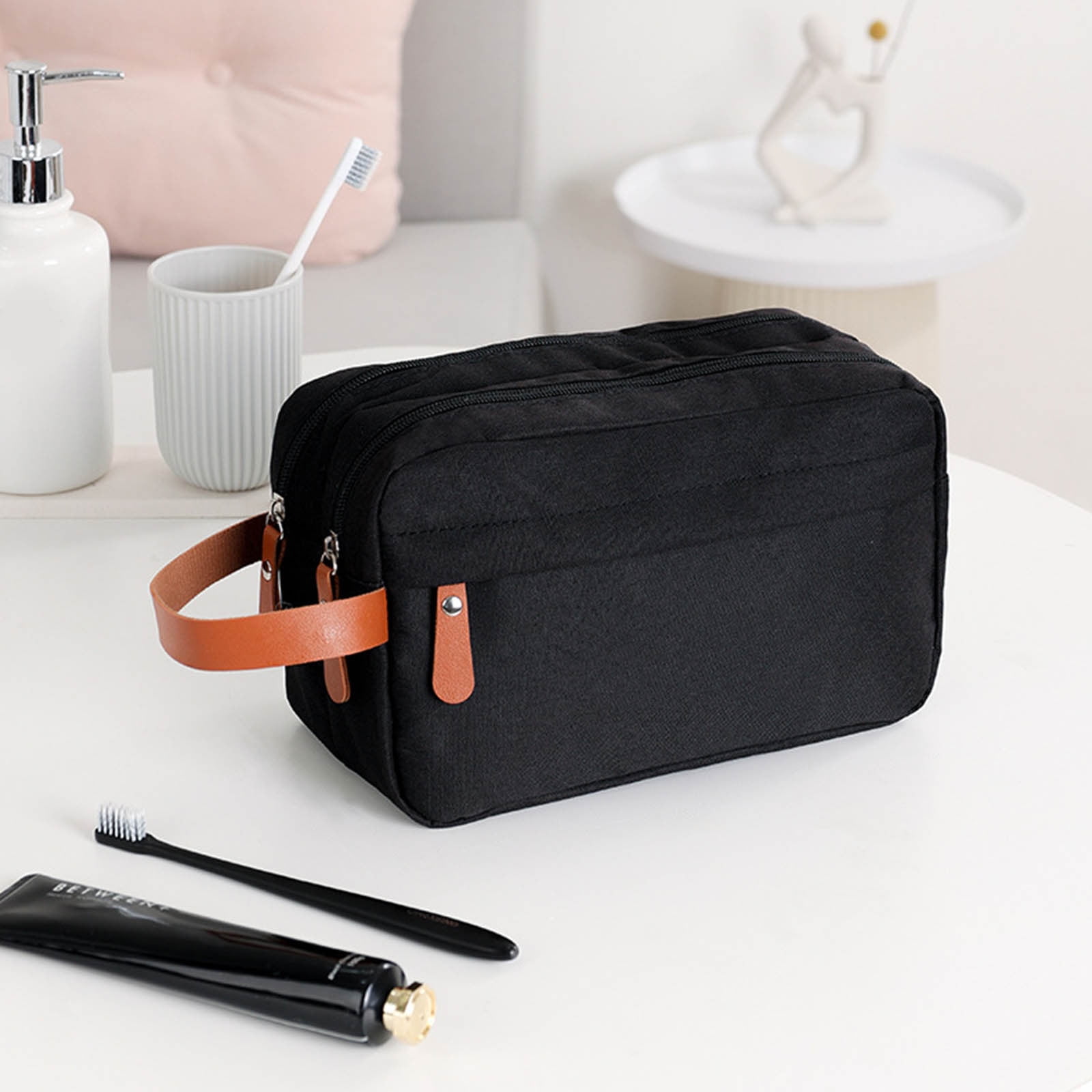 Aursykel Portable Large Capacity Travel Wash Bag with Handle and ...