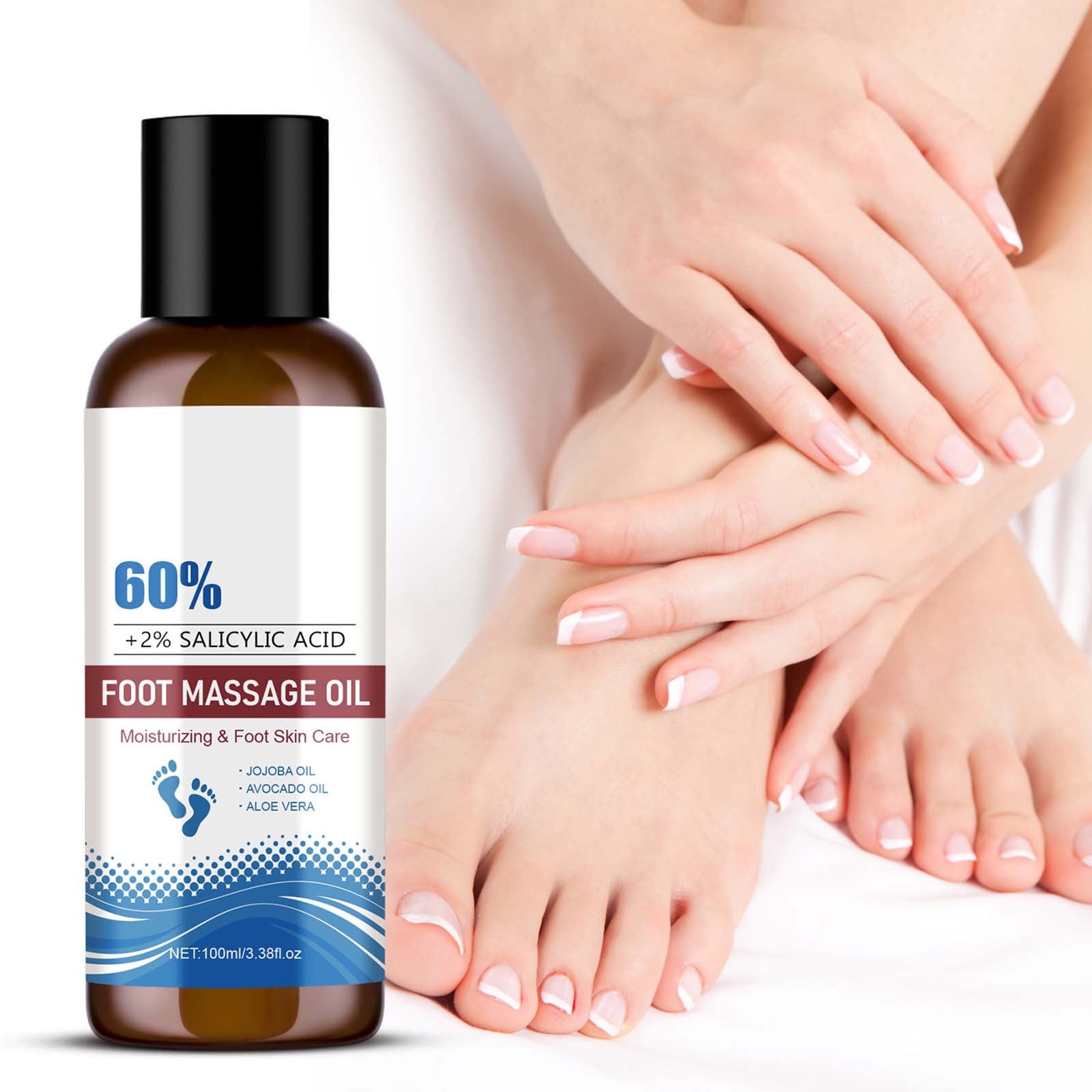 Aursykel Premium Foot Massage Oil for Deep Moisturizing and Nourishing ...