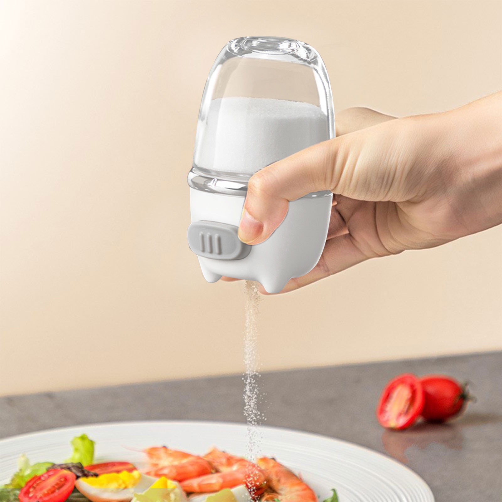 Aursykel Quantitative Condiment Control Seasoning Jar with Spice Funnel ...