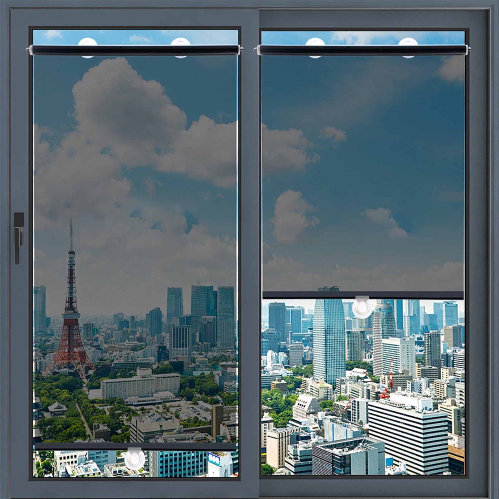 Aursykel Retractable Roller Blinds Sun Protection for Home and Car with ...