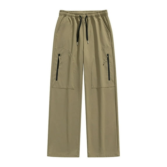 Aursykel Straight Leg Sweatpants for Men Soft Comfy Pant with Zipper ...