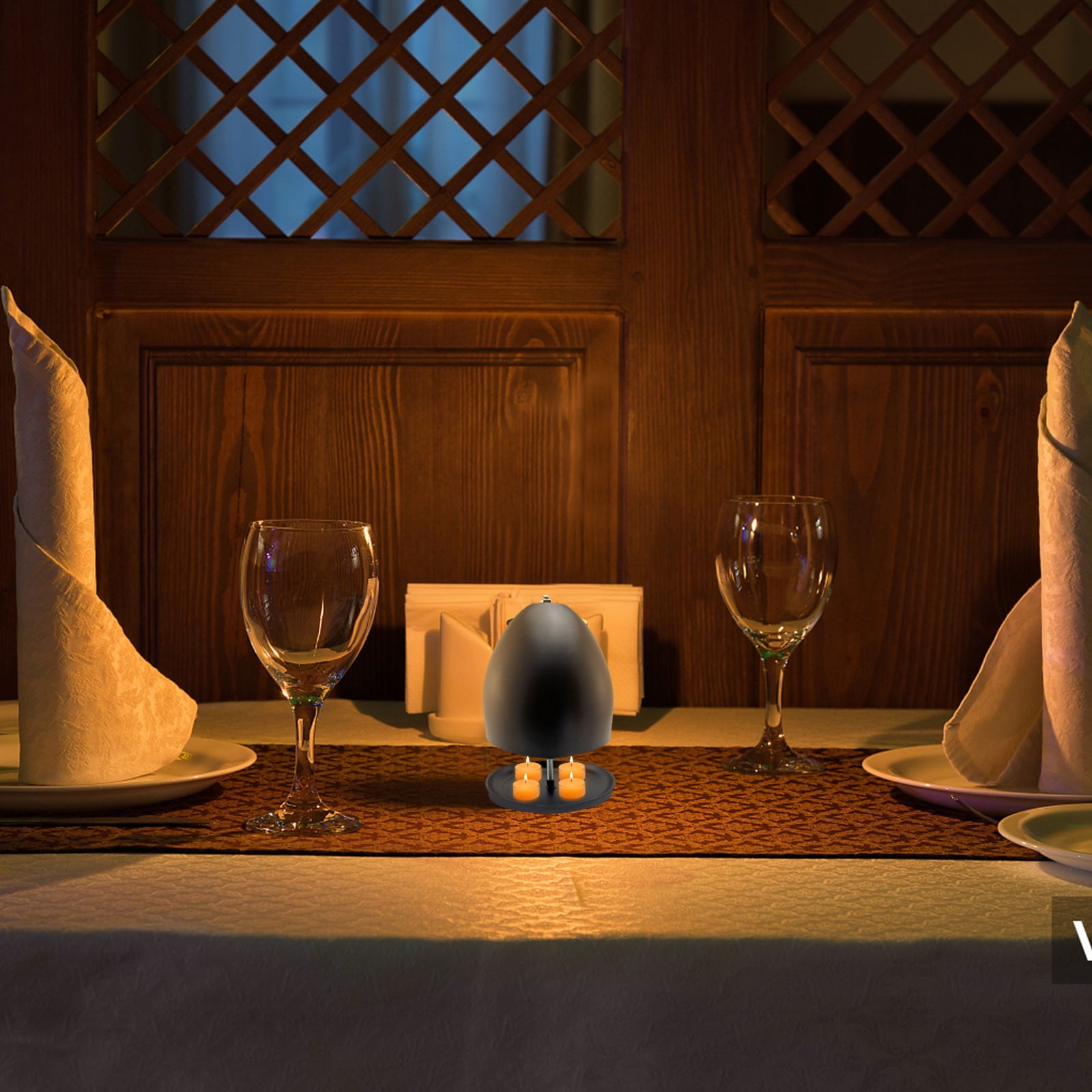 Aursykel Tea Oven Candle Warmer for Home Bedroom Office Camping Metal ...