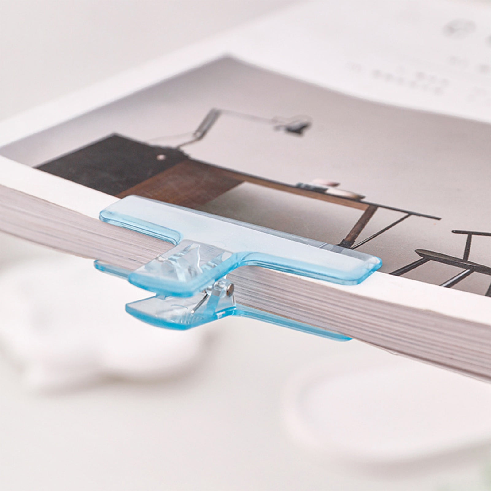 Aursykel Transparent Plastic Clip for Office and Study Supplies ...