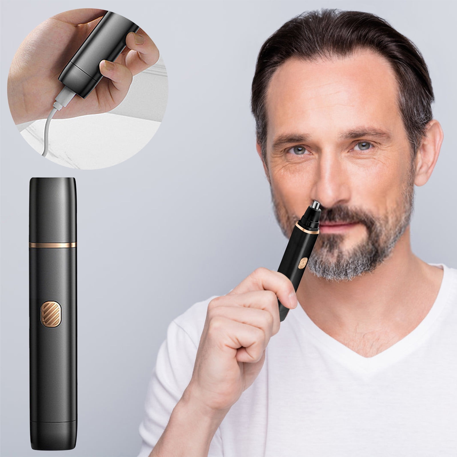 Aursykel USB Rechargeable Nose and Ear Hair for Men and Women Powerful ...