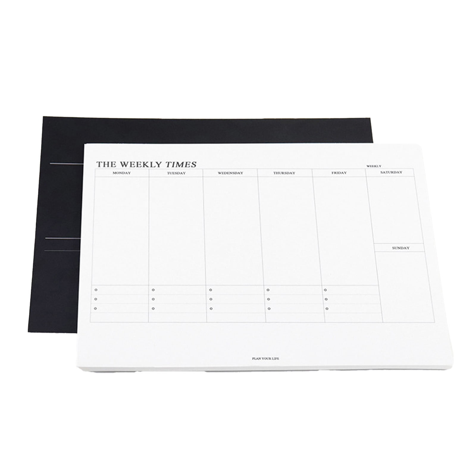 Aursykel Undated Weekly Monthly Planner Organize Tasks Goals B5 60 ...