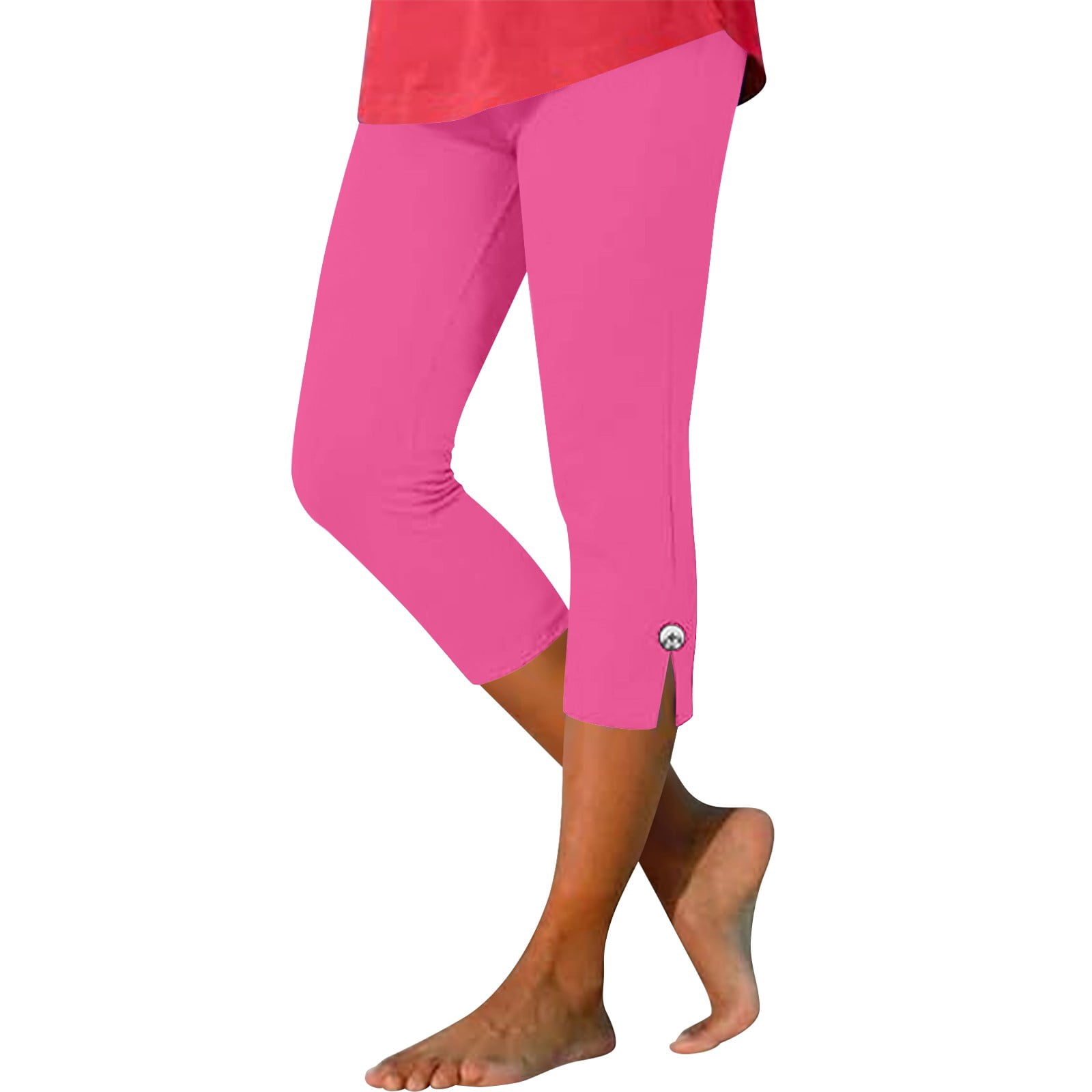 Aursykel Women's Capri Legging Pants Fashion Capris Yoga Trousers Pant ...