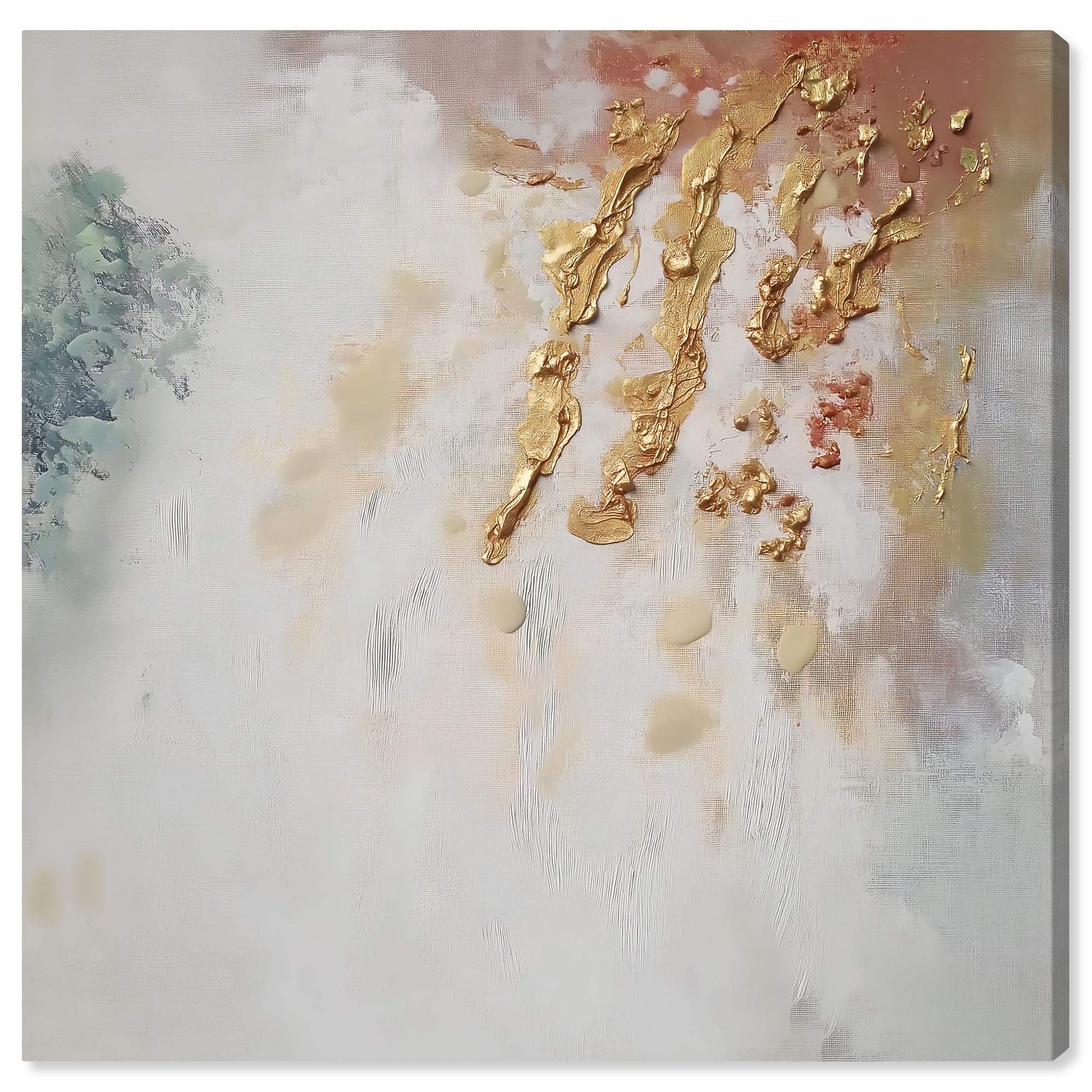 Aurum Ascension Canvas Boho Abstract Art by Art Remedy, Gallery Wrapped ...