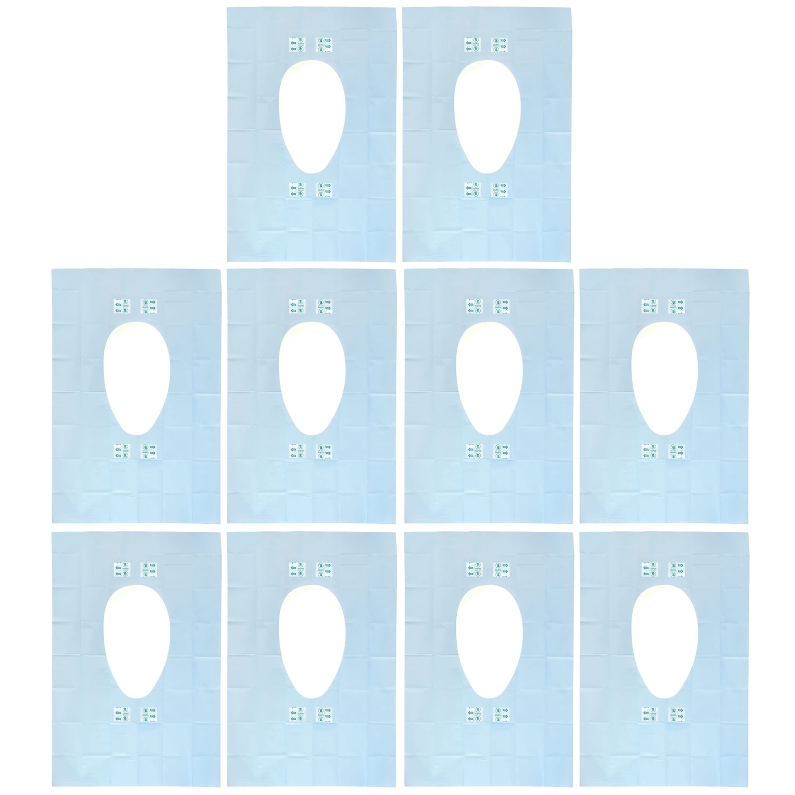 AurumEdge 10Pcs Toilet Seat Cover Flushable Biodegradable Potty ...