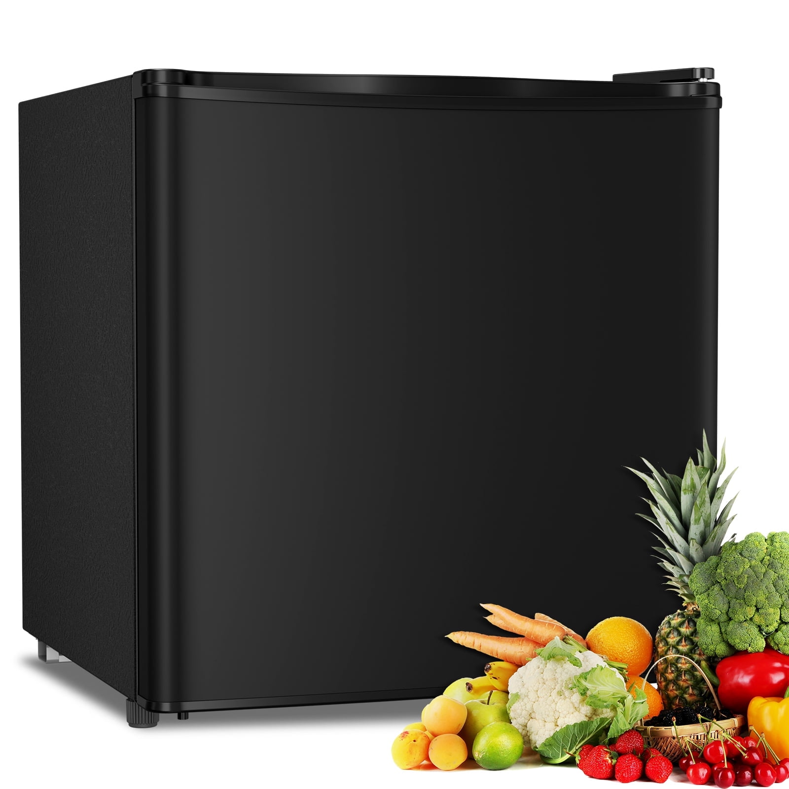 Auseo Compact Mini Freezer 1.1 Cu.ft for Small Kitchen, Reversible Door ...