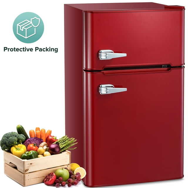 Auseo 3.1Cu.ft Mini Fridge, Low Noise, Adjustable Temp, Suitable for ...