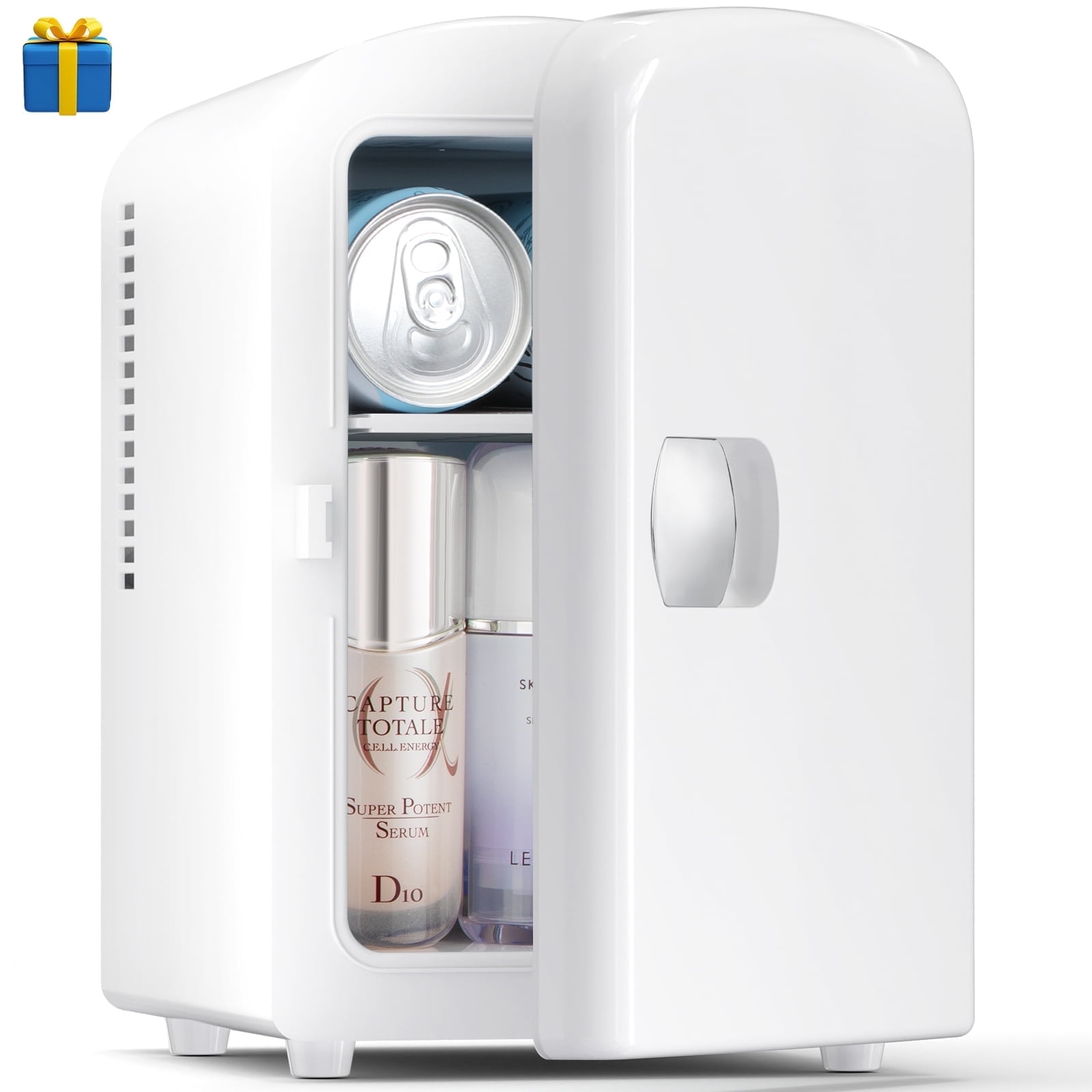 KISSAIR Mini Refrigerator and Personal Beauty Fridge, Mirrored Door ...