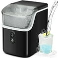 Auseo Compact Nugget Ice Maker, Self-Cleaning, Crushed Ice for Home ...
